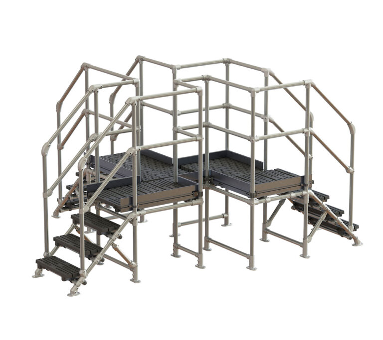 Mobile Ladder Stands, Portable Work Platform Systems | FlexDecks