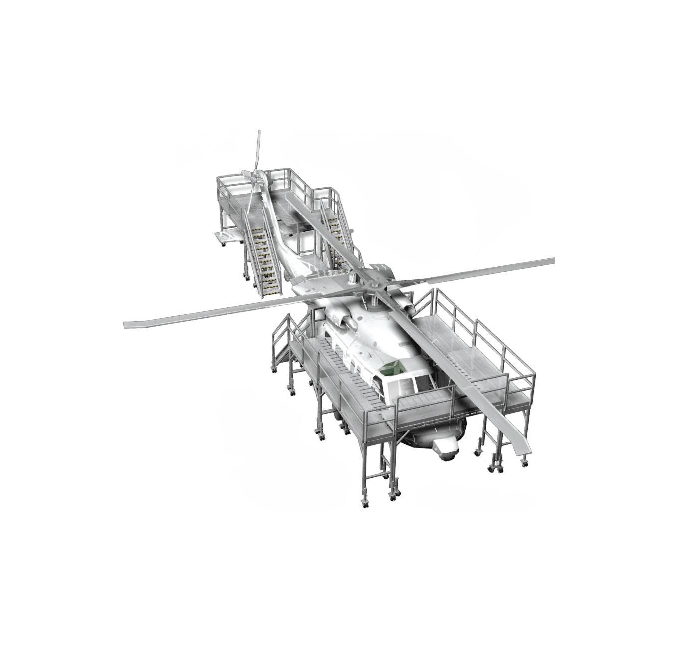 Military Work Stands & Aviation Platforms | FlexDecks